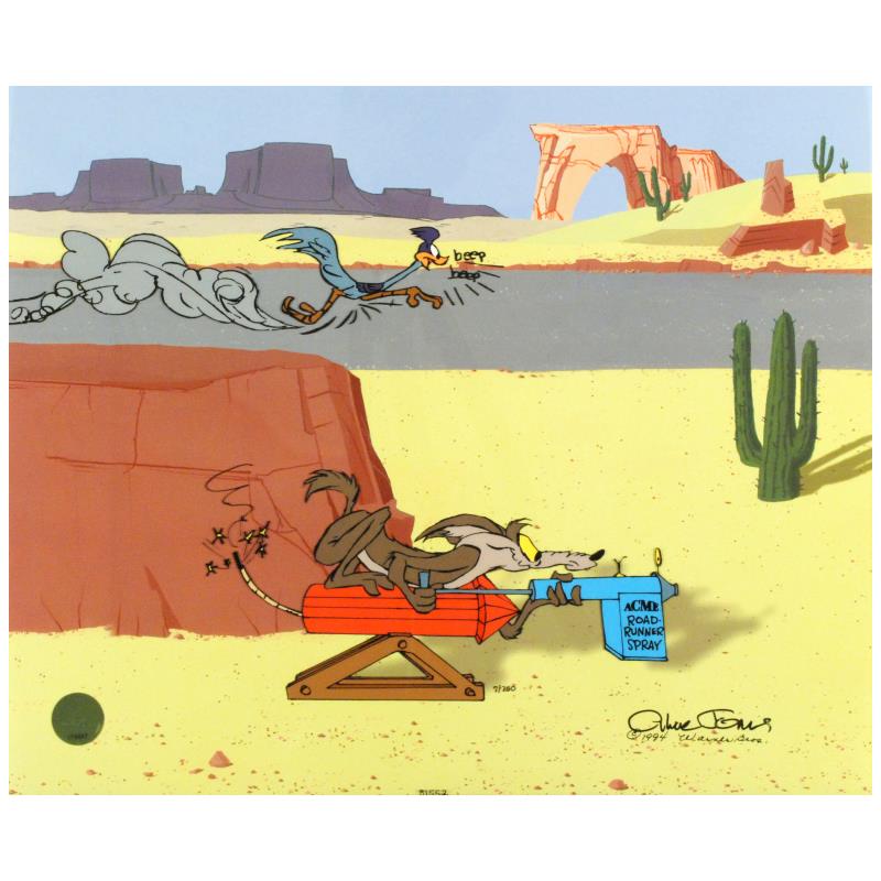 "Acme Road Runner Spray" Animation - Chuck Jones Gallery - 127132 ...