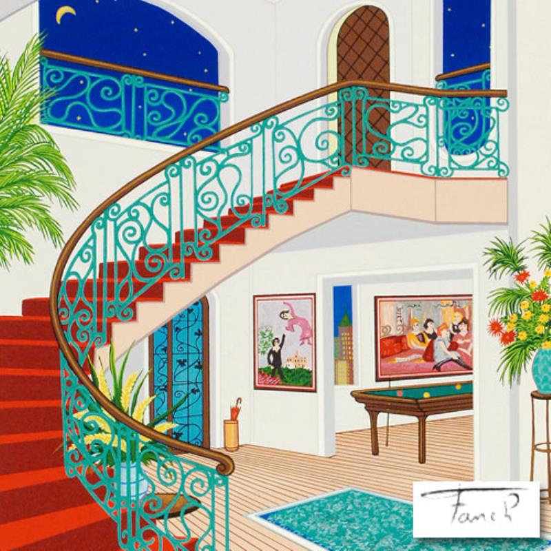 "Interior with Toulouse" Abstract - Fanch Ledan Gallery - 139885 | Qart.com