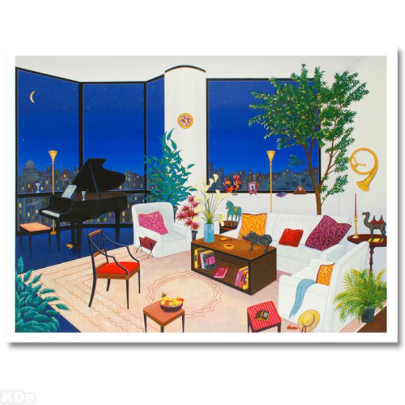 "Moonlight Sonata AP" Abstract - Fanch Ledan Gallery - 139916 | Qart.com