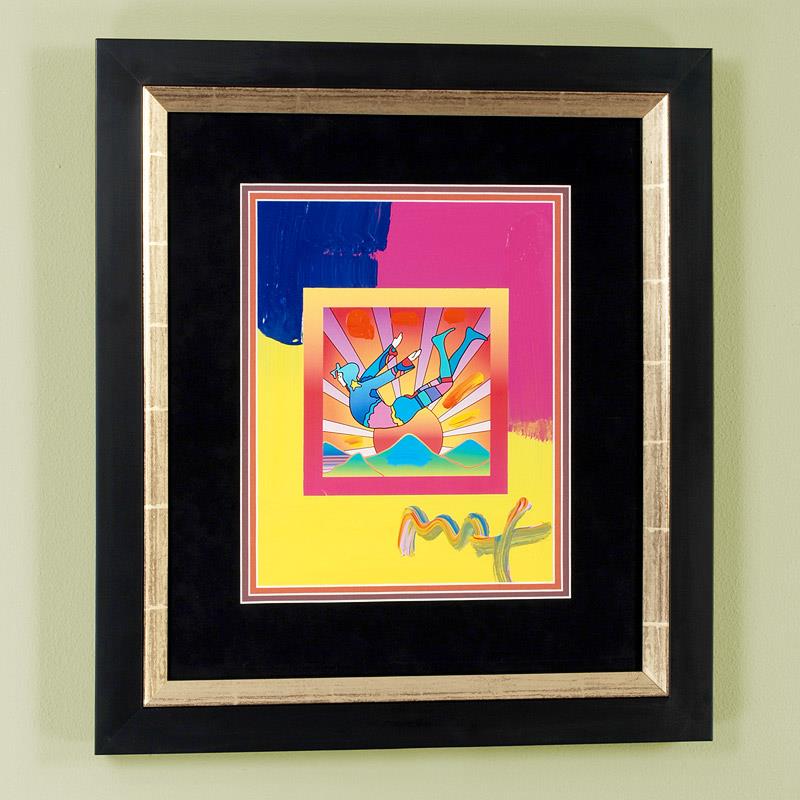 "Cosmic Flyer with Sun (10" x 13")" - Peter Max Gallery - 172942 | Qart.com