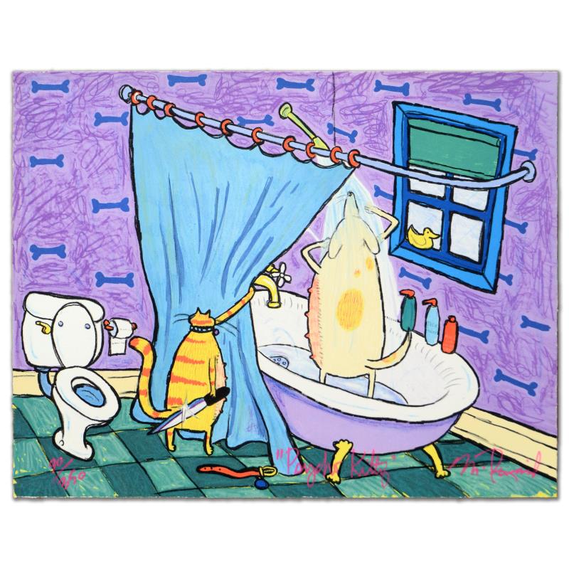 "Psycho Kitty" Pop Art - Matt Rinard Gallery - 202200 | Qart.com