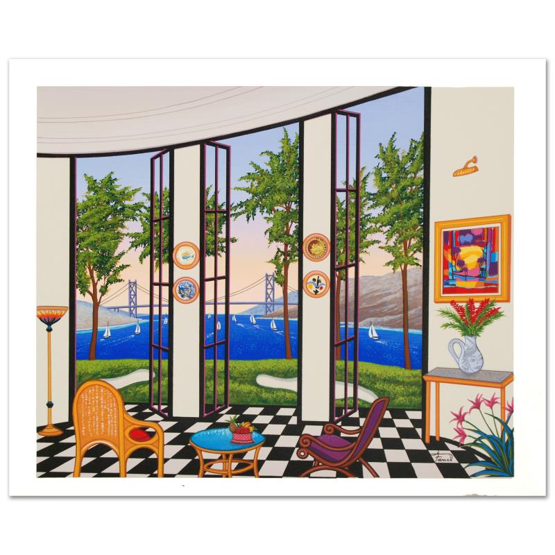 "Black and White Interior" Impressionism - Fanch Ledan Gallery - 205473 ...