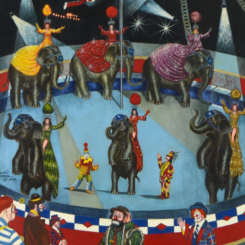 "Jumbo at the Circus" - George Crionas Gallery - 222157 | Qart.com