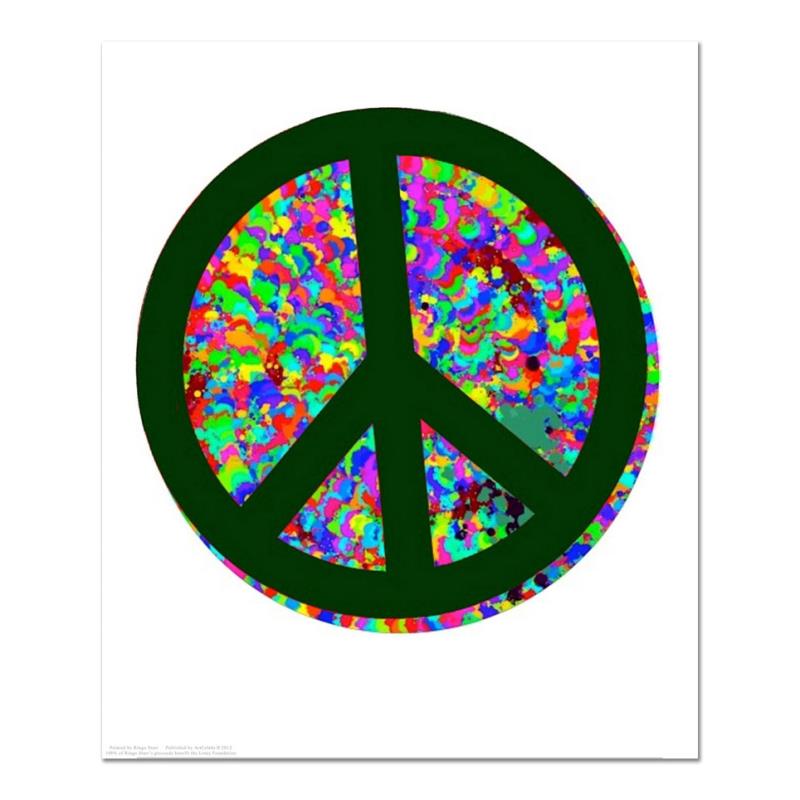 "Peace Three" Pop Art - Ringo Starr Gallery - 222801 | Qart.com