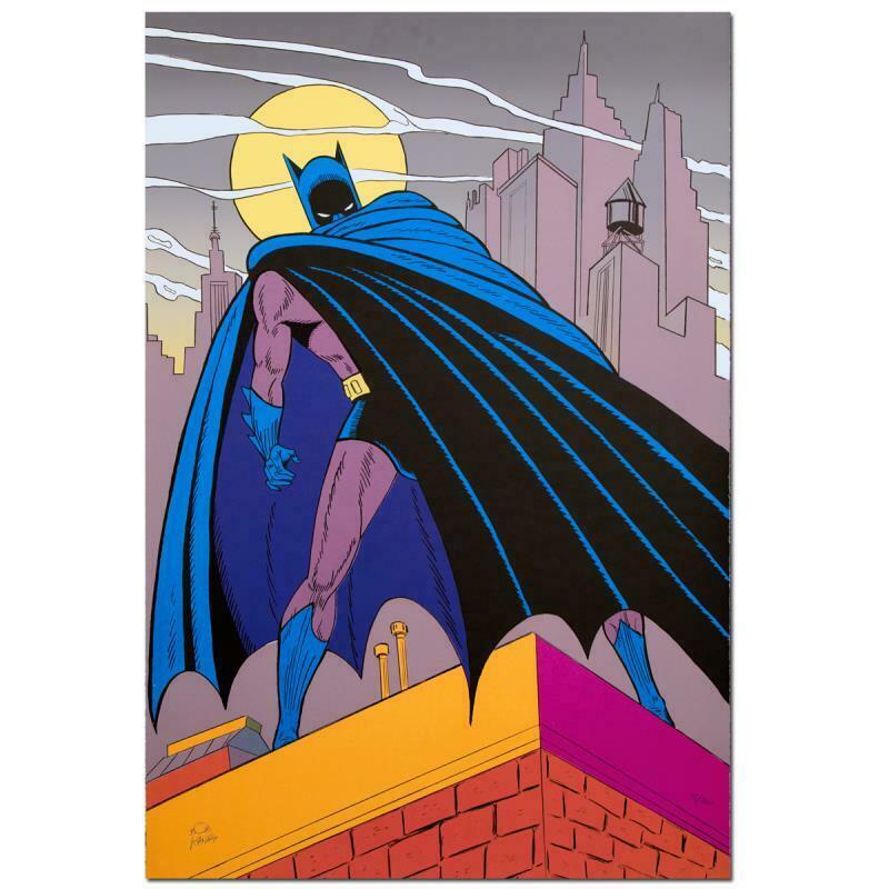 "Batman Over Gotham" Animation - Bob Kane Gallery - 226315 | Qart.com