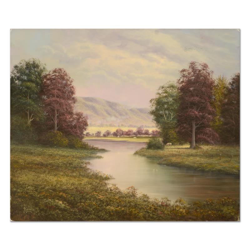 "Lake at the Ranch" - Maurice Meyer Gallery - 228196 | Qart.com