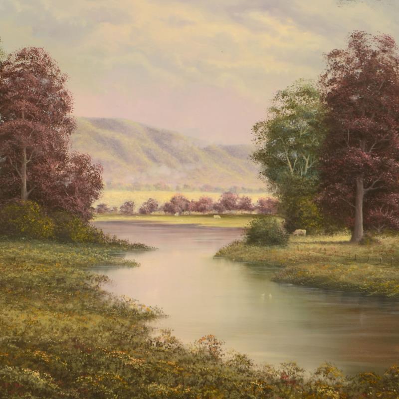 "Lake at the Ranch" - Maurice Meyer Gallery - 228196 | Qart.com
