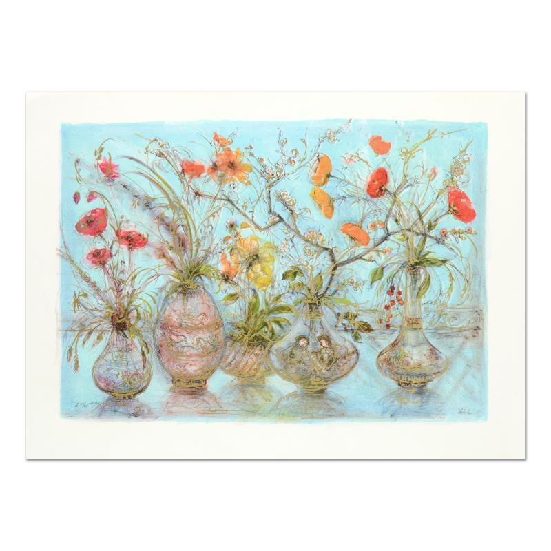 "Freedom Flowers" - Edna Hibel Gallery - 228202 | Qart.com