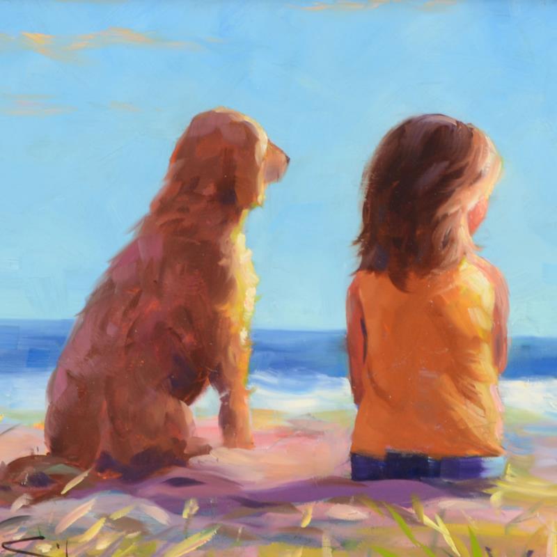 "Sitting by the Coastline" - Vincent Silvano Gallery - 228906 | Qart.com