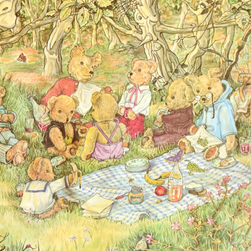 "The Teddy Bears Picnic" - Susan Anderson Gallery - 231082 | Qart.com