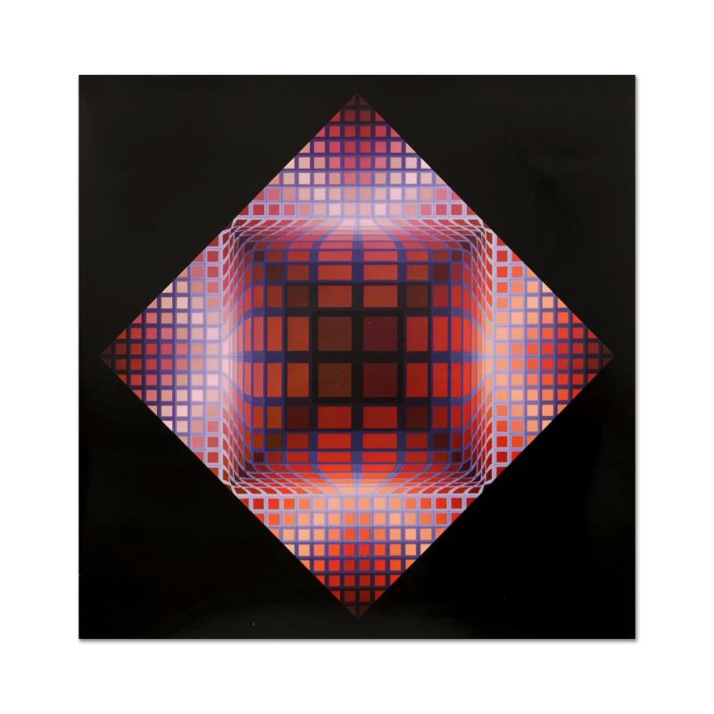 "Structure Universelles Du Damier" - Victor Vasarely Gallery - 235986 ...