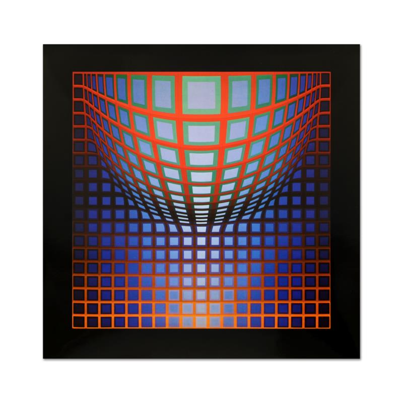 "Structure Universelles Du Damier" - Victor Vasarely Gallery - 235986 ...