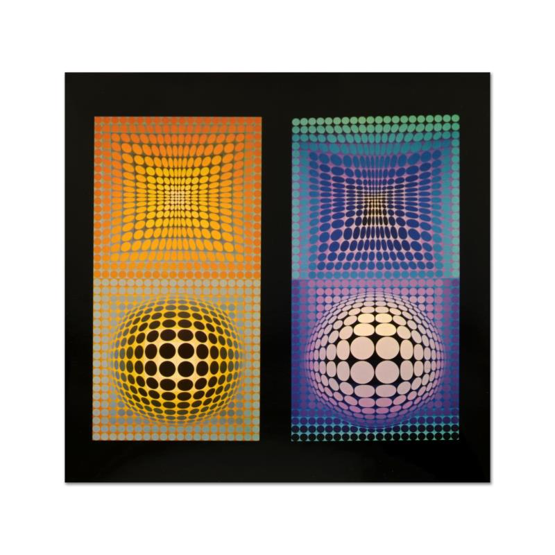 "Structure Universelles Du Damier" - Victor Vasarely Gallery - 235986 ...
