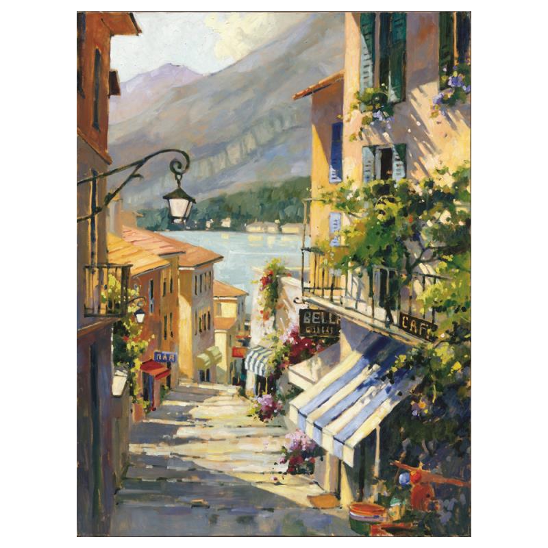 "Cafe Bella" - Marilyn Simandle Gallery - 239002 | Qart.com