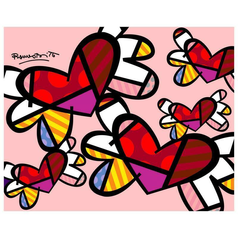 "Love Is In The Air Mini" Pop Art - Romero Britto Gallery - 239746 ...