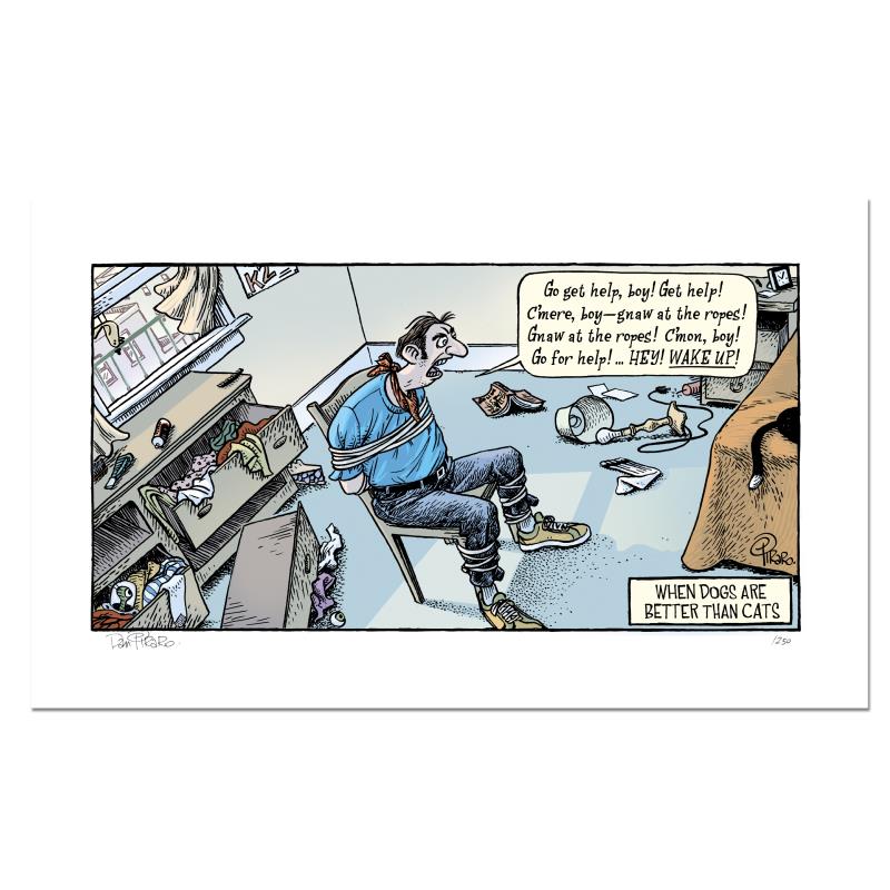 "Cat Burglar" - Dan Piraro Gallery - 240089 | Qart.com