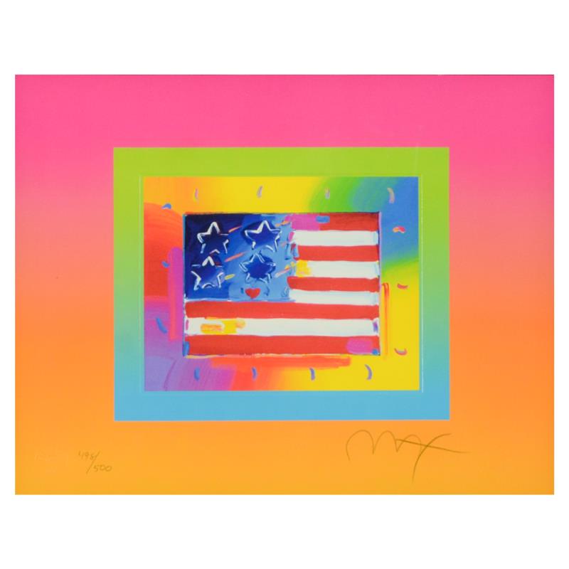 Peter Max American Flag