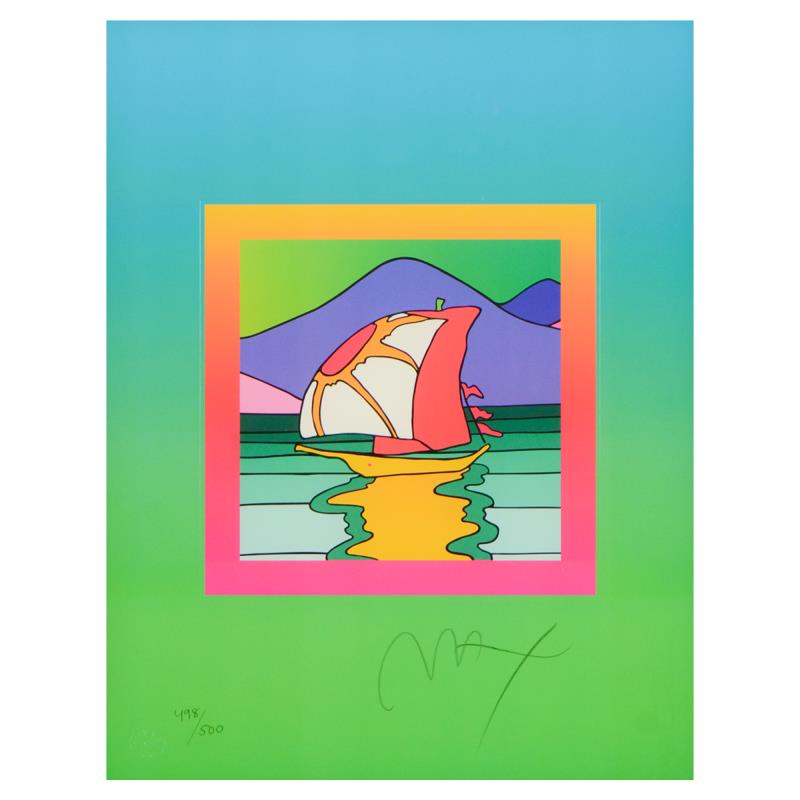 "Sailboat East on Blends" - Peter Max Gallery - 248037 | Qart.com