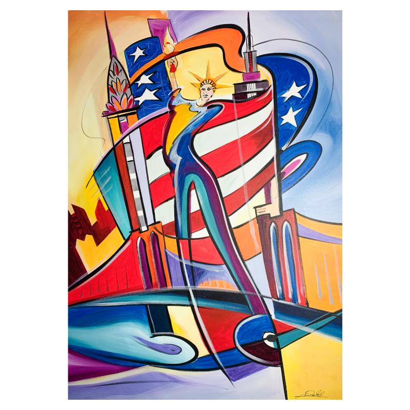 Rhythm of NY by Alfred Alexander Gockel For Auction - 249714 | Qart.com
