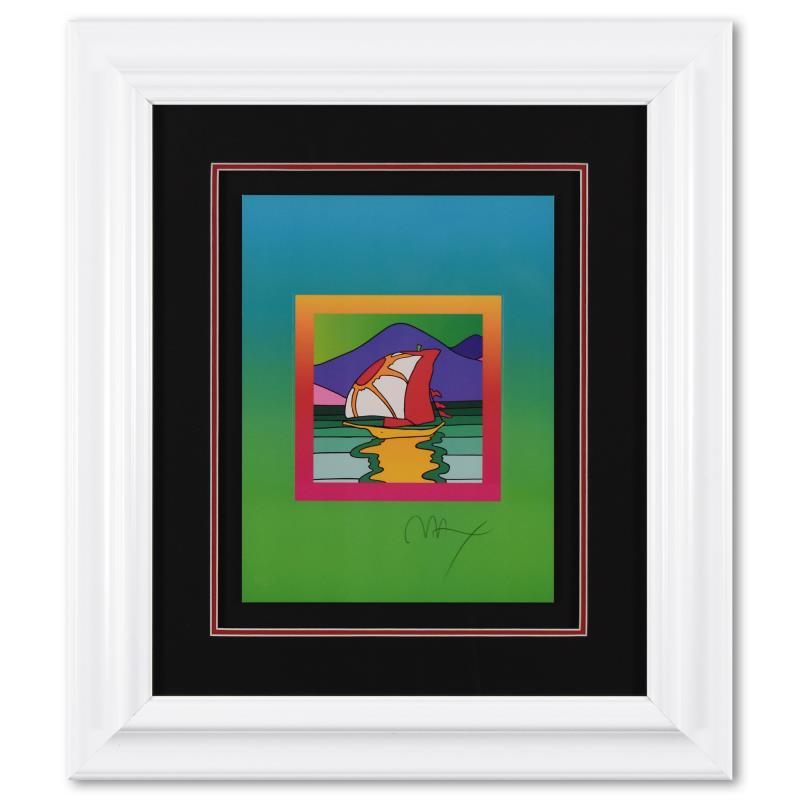 Sailboat East on Blends by Peter Max For Auction - 251907 | Qart.com