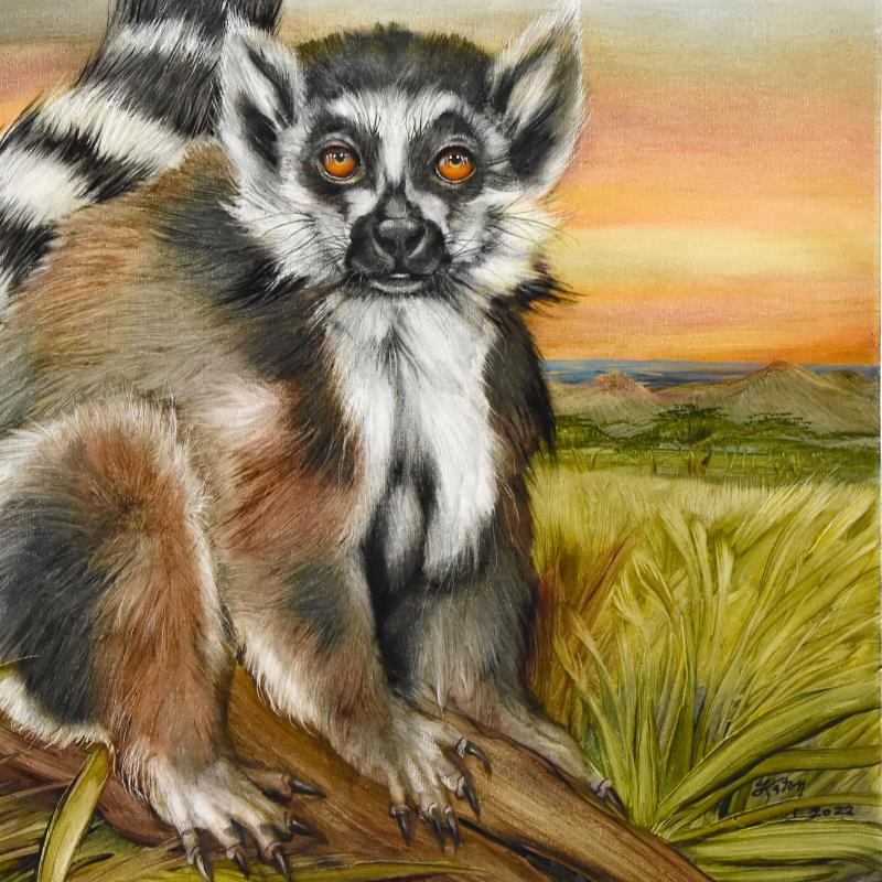 Lemur Painting