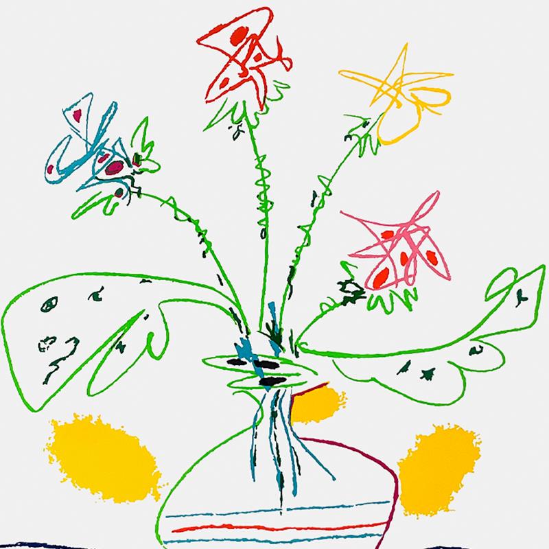 Pablo Picasso Paintings Flowers