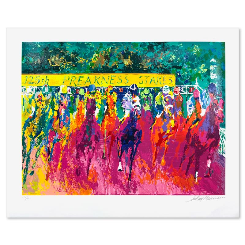 125th Preakness Stakes by LeRoy Neiman For Auction - 262929 | Qart.com