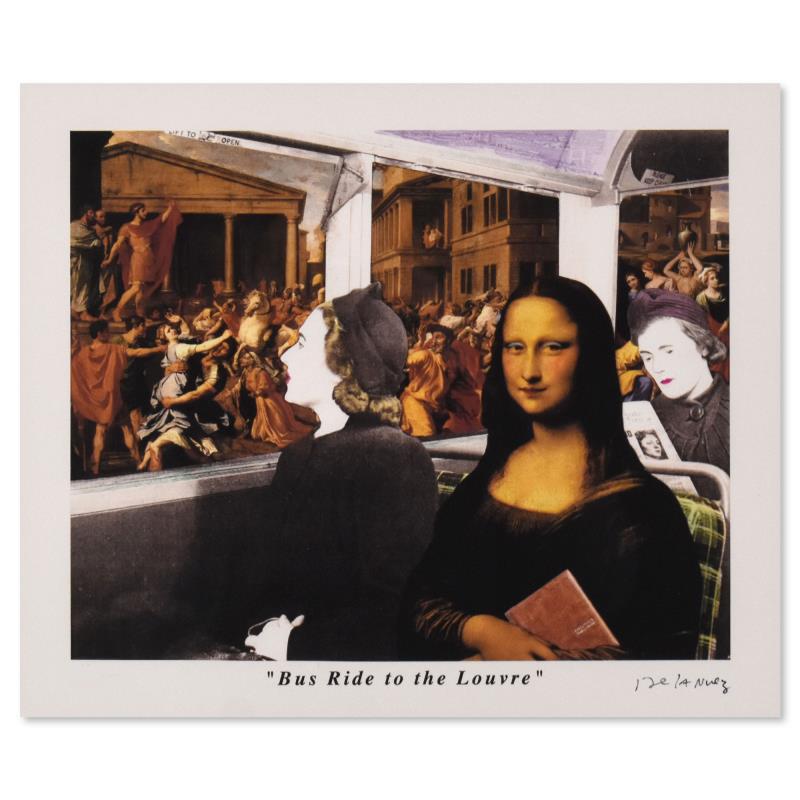 Bus Ride to the Louvre by Nelson De La Nuez For Auction - 263748 | Qart.com