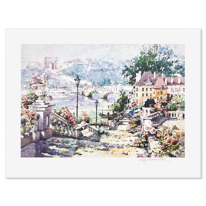 Paris View by Marilyn Simandle For Auction - 266312 | Qart.com