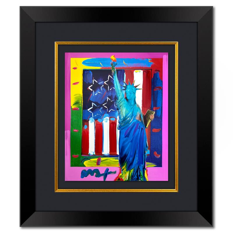 Lberty with Flag by Peter Max For Auction - 270213 | Qart.com