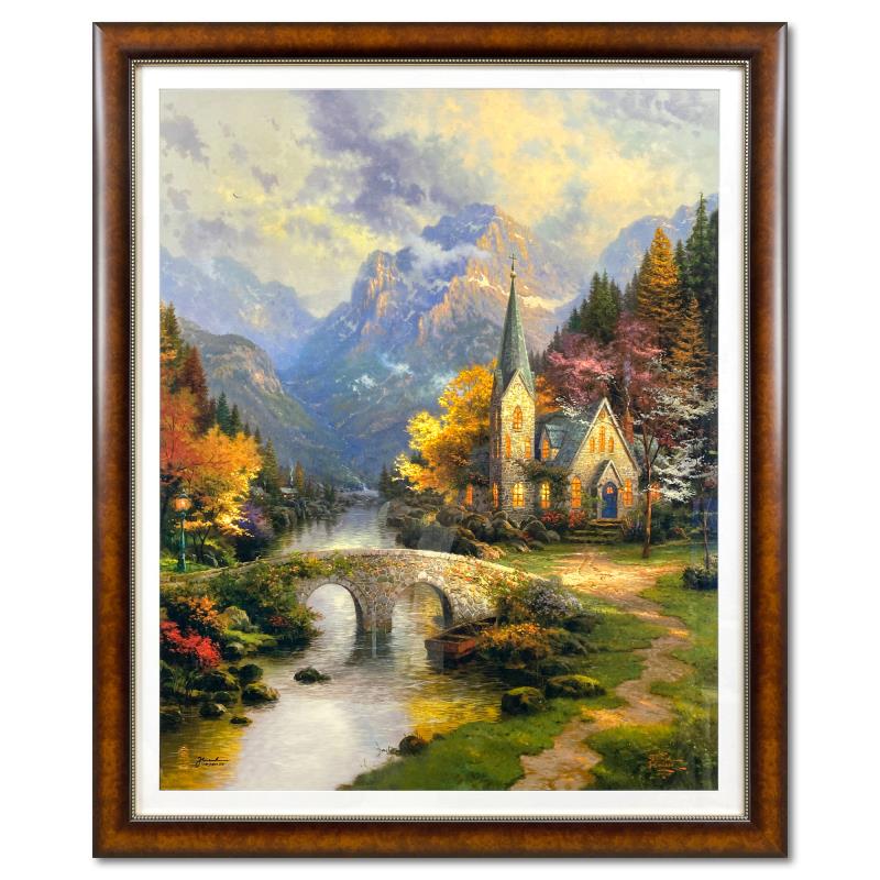 Thomas Kinkade Church Paintings Serenity Chapel | Central Coast
