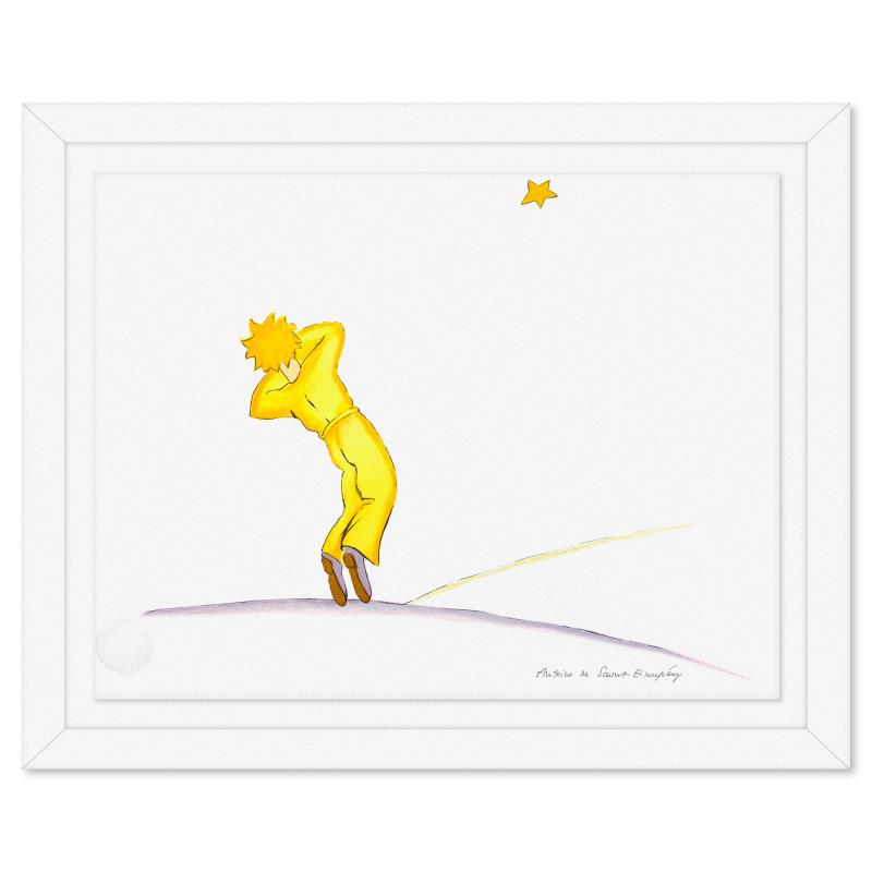 The Little Prince Falling Asleep by Antoine de Saint-Exupery For ...